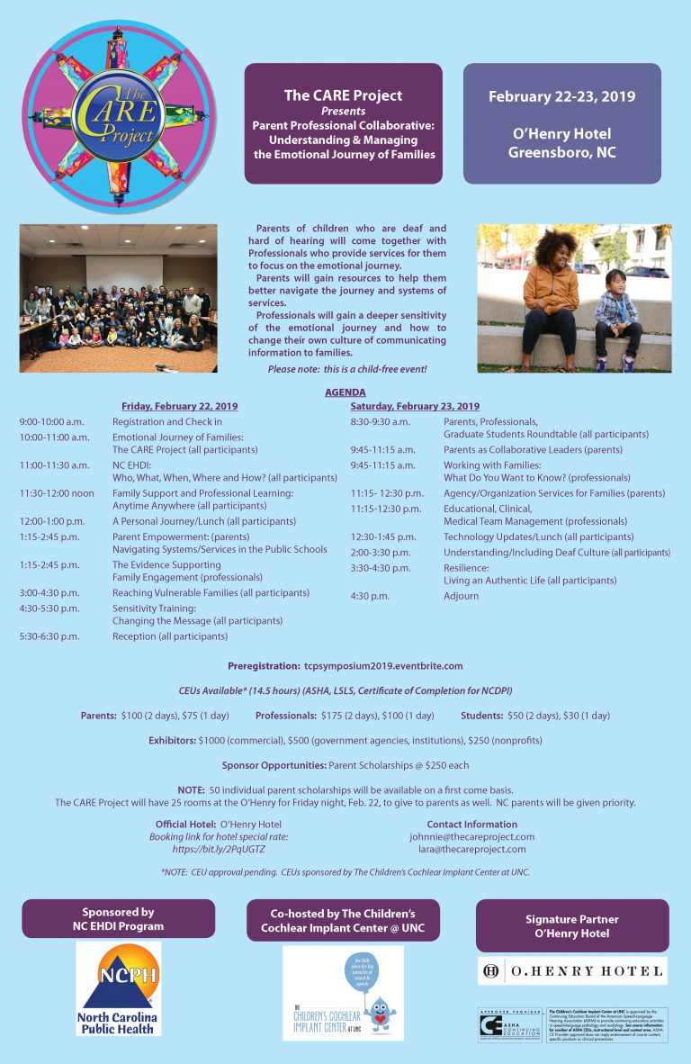 Learning Opportunity from The Care Project! | NCHAM News